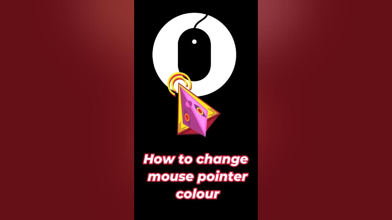 Mouse pointer colour change kaise kare #computer #mouse #windows - YouTube