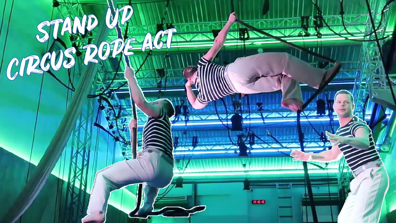 Circus cabaret rope routine - Aaron Twitchen - YouTube