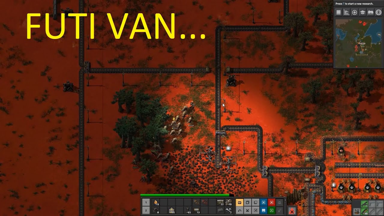 Factorio Deathworld #2 - Kezdődik.. - YouTube