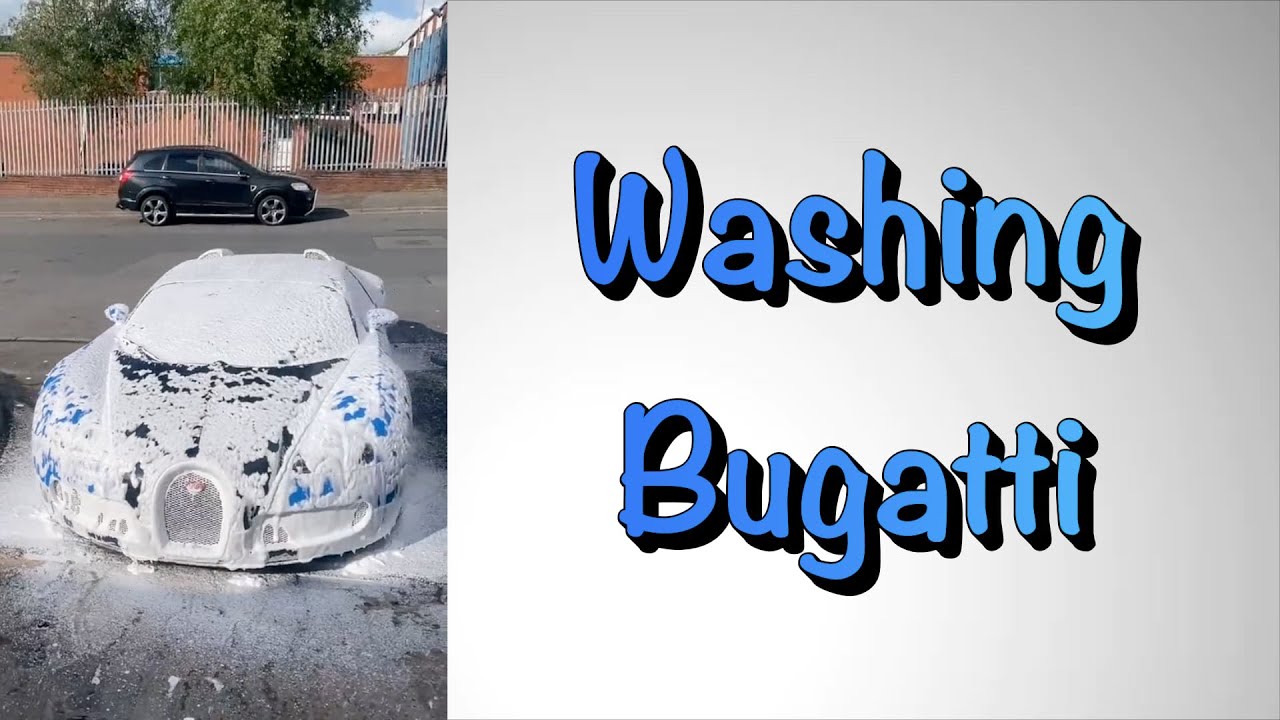 All About Clean | Washing Bugatti - YouTube
