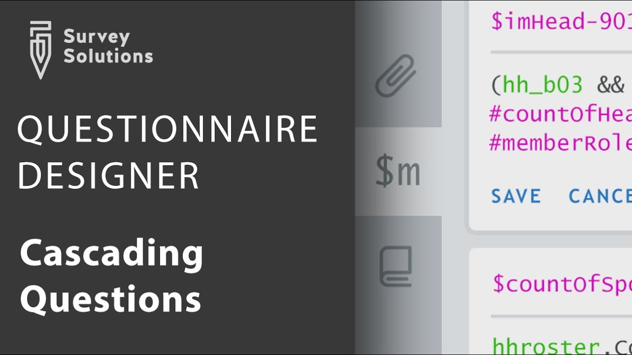 Cascading Questions Tutorial - YouTube