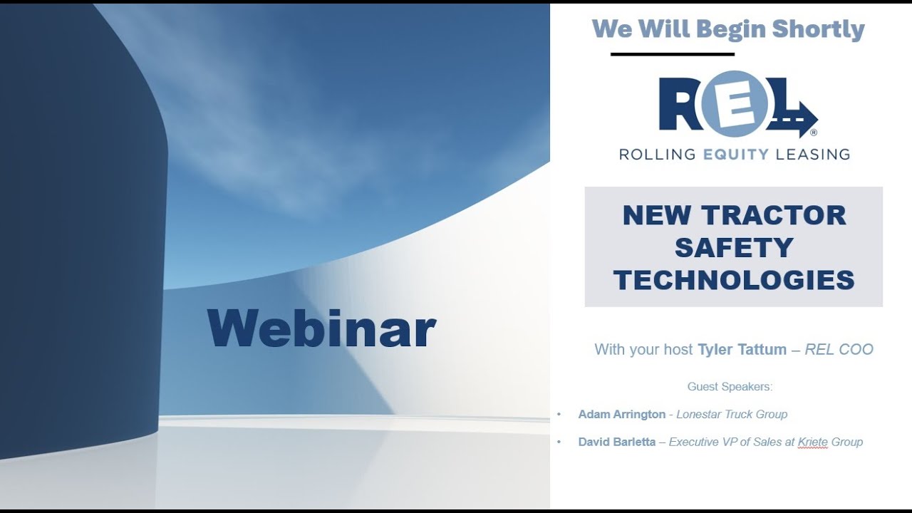 REL Webinar New Tractor Safety Technologies - YouTube