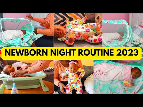 NEWBORN NIGHT ROUTINE 2023/  Exclusively breastfeeding