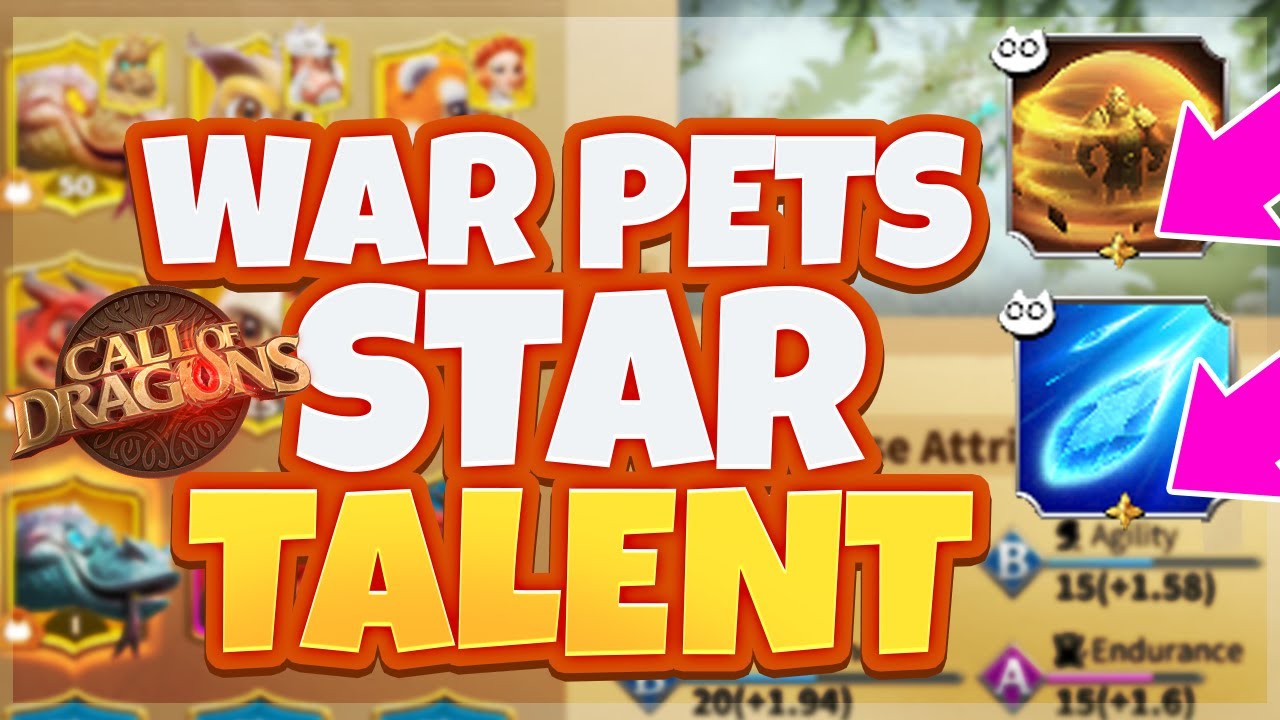 How to Get War Pets 1 Star Skill Talent [ Advance Guide Avoid Mistakes ...