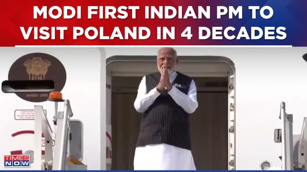 PM Narendra Modi On His Way To Poland, First Indian PM To Visit Country ...