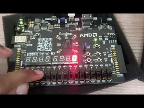 "seven segment" display on Boolean Board - YouTube