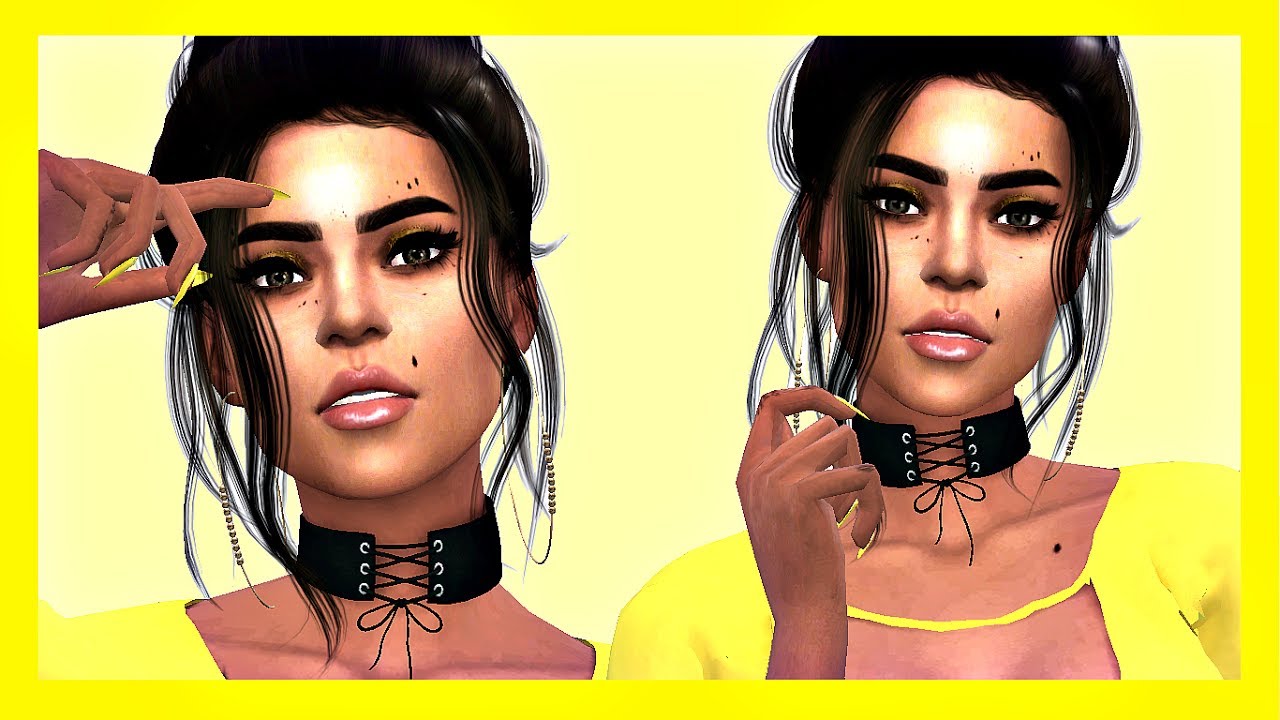 The Sims 4 CAS // Rainbow Sims - Yellow ♡ - YouTube