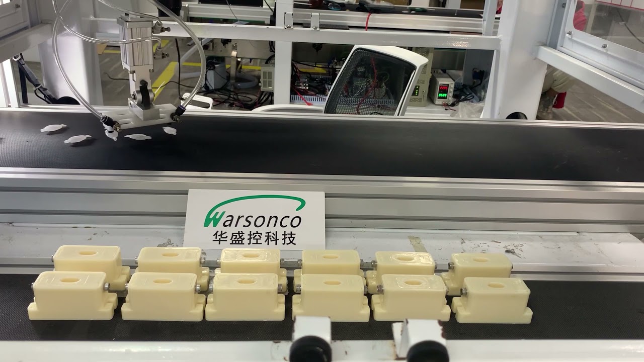 Delta Robot Pick and Place goods from Horizontal to Vertical - YouTube