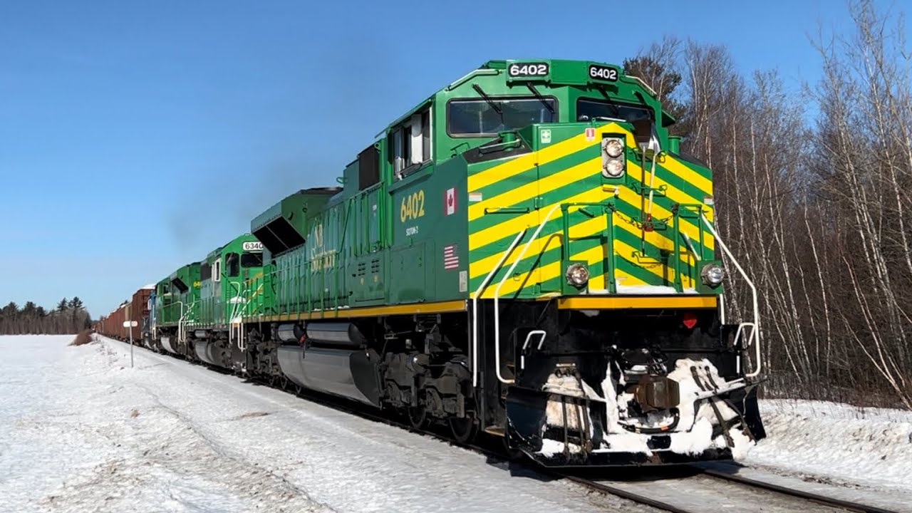 LATE NBSR 120! NBSR SD70M-2 6402 Leads A Late NBSR Train 120 Through ...