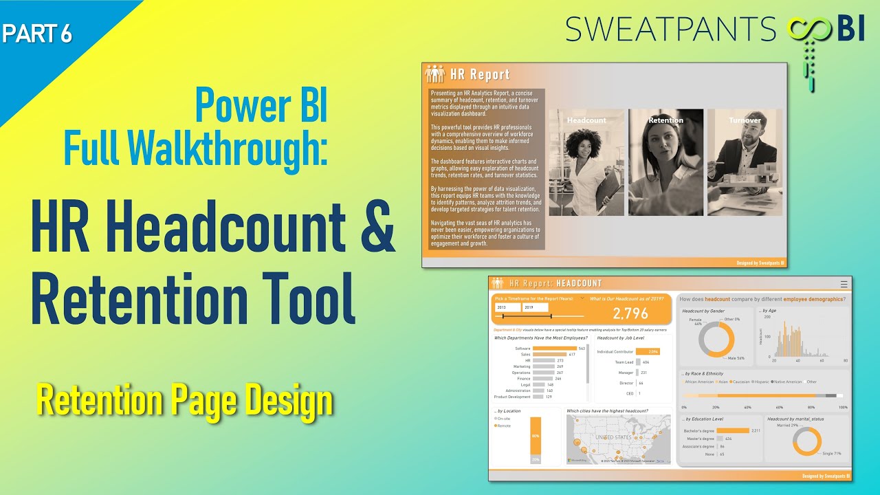 Full-Length Power BI Report Build: HR Headcount Tool (Part 6 ...