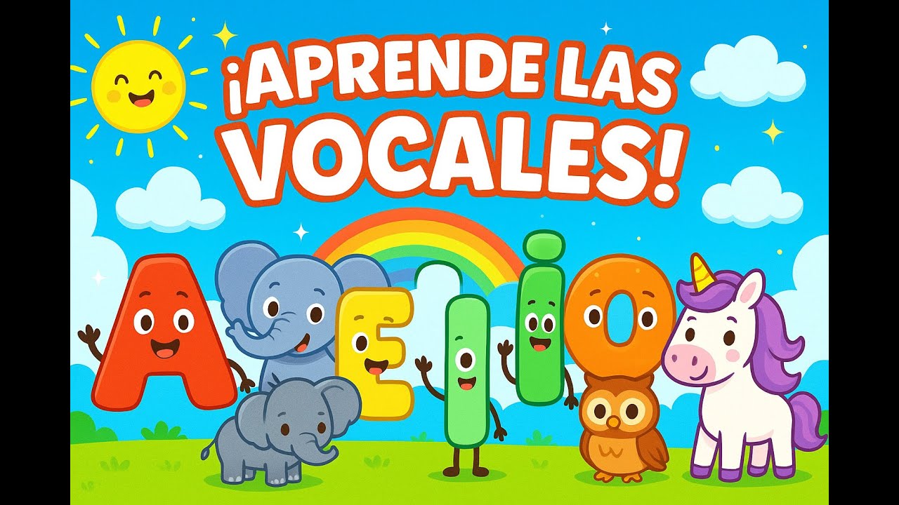 ¡Aprendamos las Vocales Cantando! 🎶 Las vocales para niños - YouTube