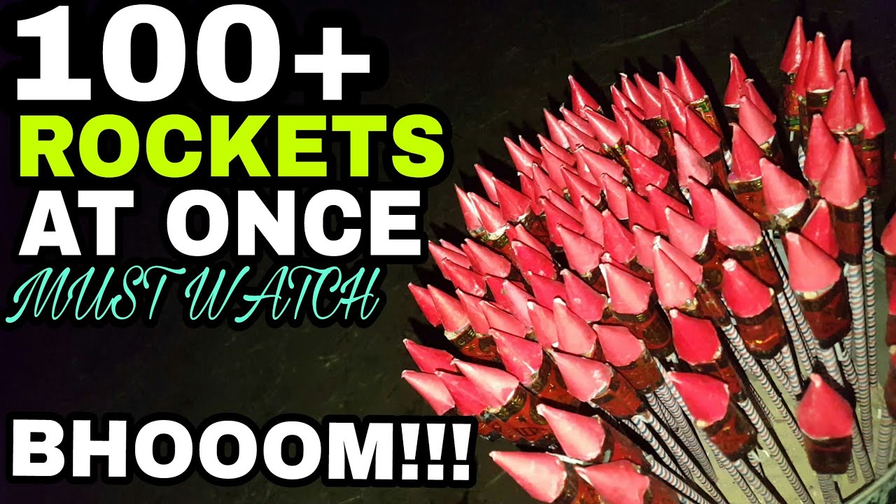 क्या हो अगर मैं 100 रॉकेट एक साथ उडा दू? मजा आ जाएगा - fly 100 rockets ...
