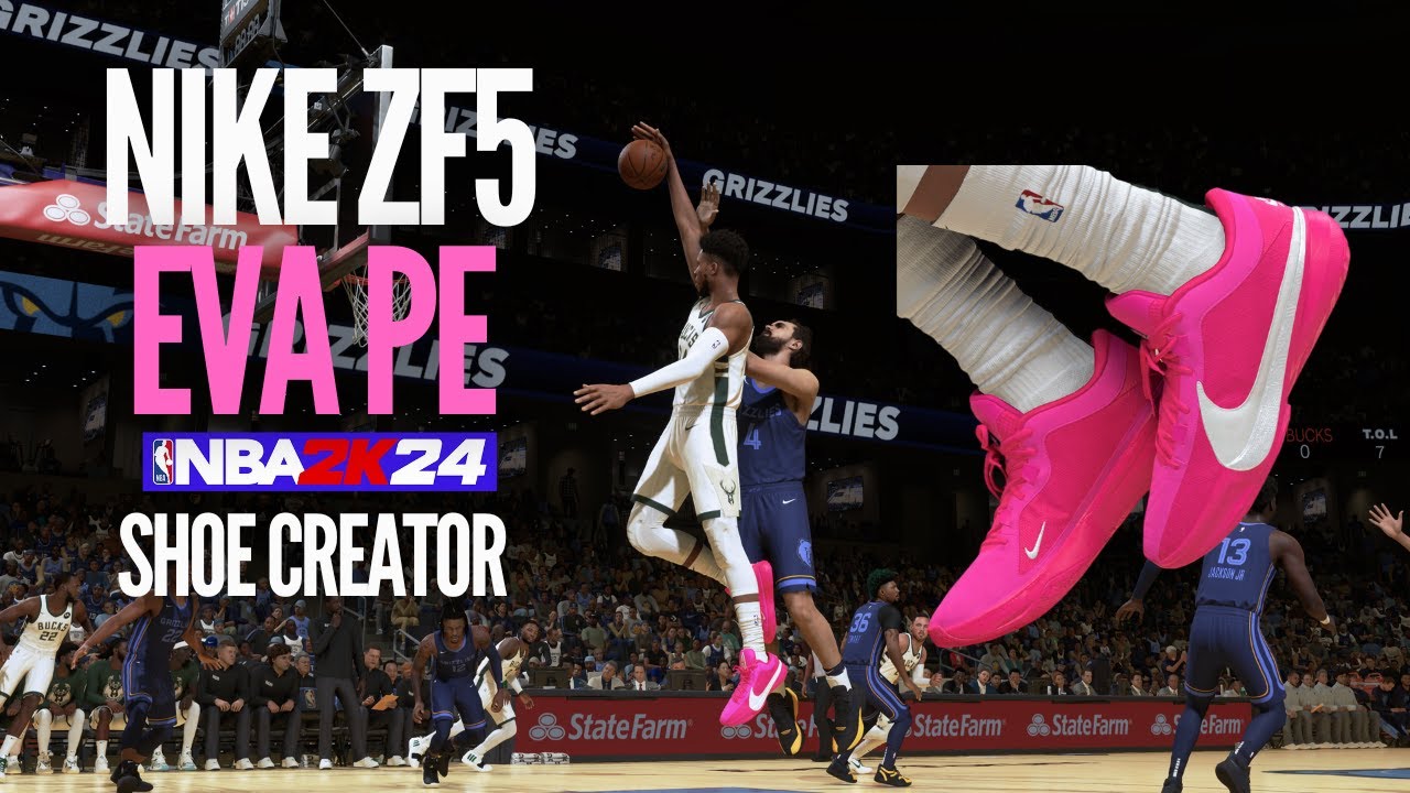 Nike Zoom Freak 5 EVA NBA2K24 SHOE CREATOR - YouTube