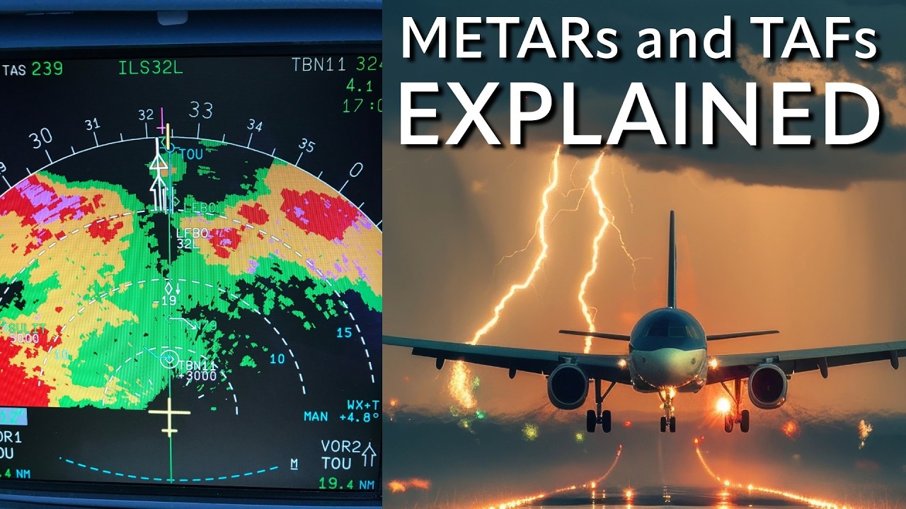 How to Read METARs and TAFs | Aviation Weather Explained for Student ...