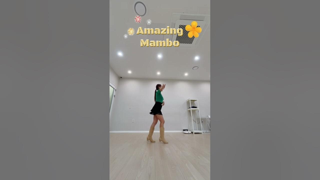 Amazing Mambo Line Dance/ DEMO / 어메이징맘보 /Beginner - YouTube