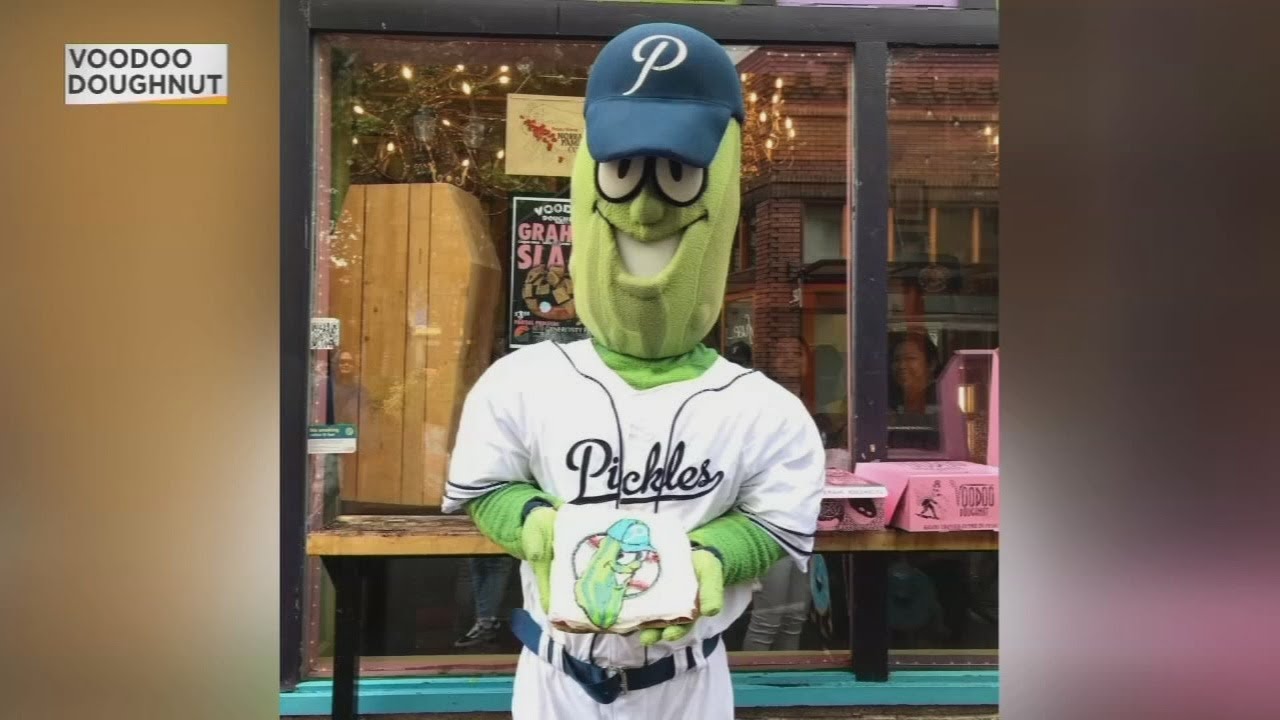 Portland Pickles are in a pickle: The team's mascot is missing - YouTube