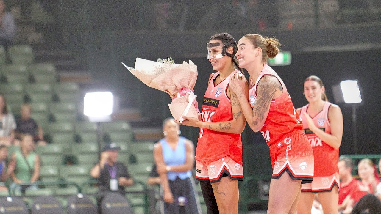 Ally Wilson - Perth Lynx 250th WNBL Game cinematic Highlights - YouTube
