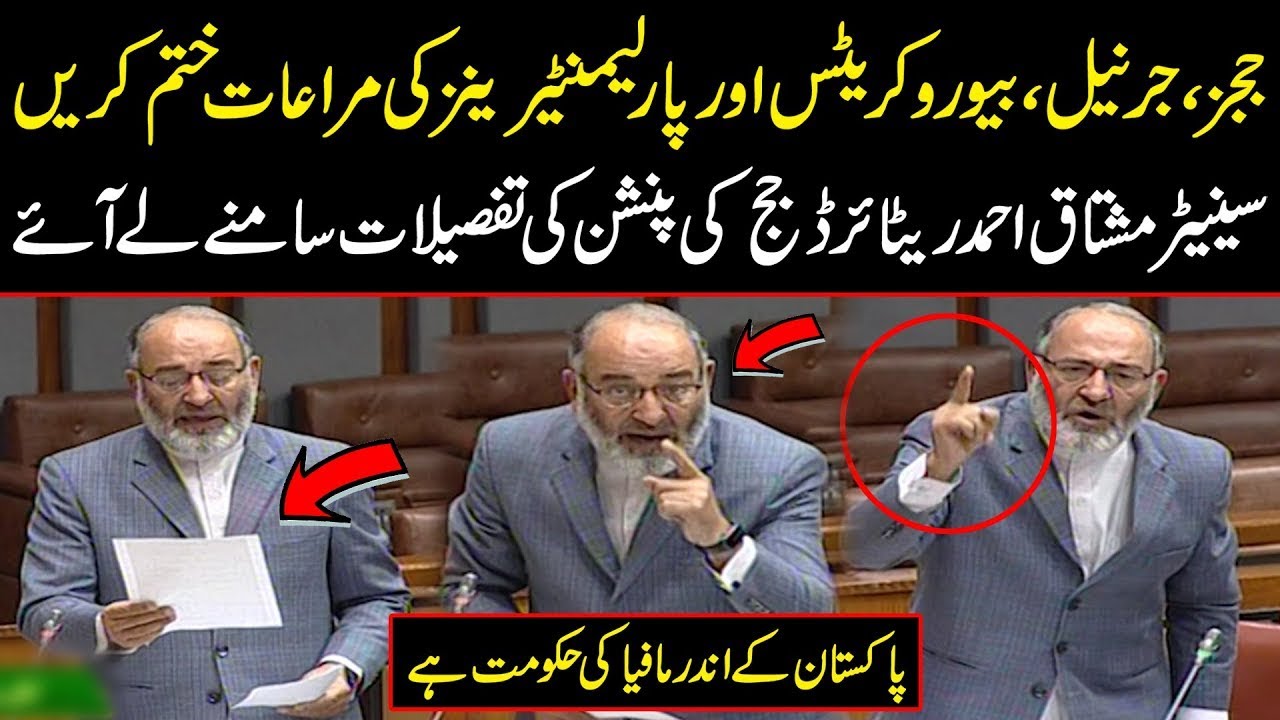 Senator Mushtaq Ahmed taunts PM Shehbaz's statement | Senator Mushtaq ...