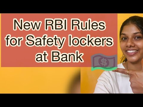 New RBI rules for Safety bank lockers | Do watch #banks #scam - YouTube