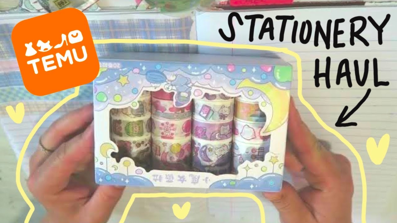 TEMU Stationery Haul 🛍 LittleCreativeLife - YouTube