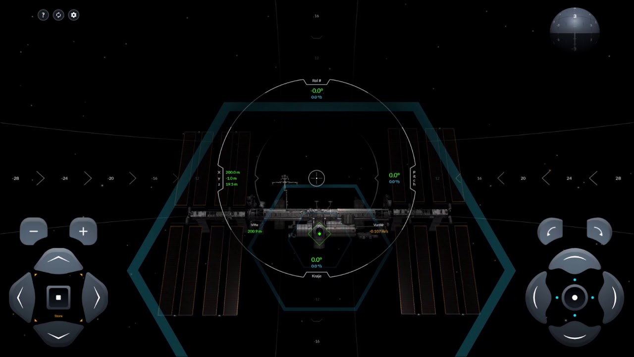 prøver iss docking simulator the international space station - YouTube