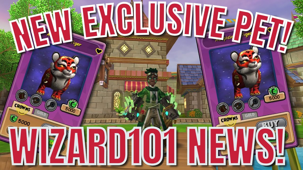 🏮NEW EXCLUSIVE LUNAR NEW YEAR PET! Wizard101 News! - YouTube