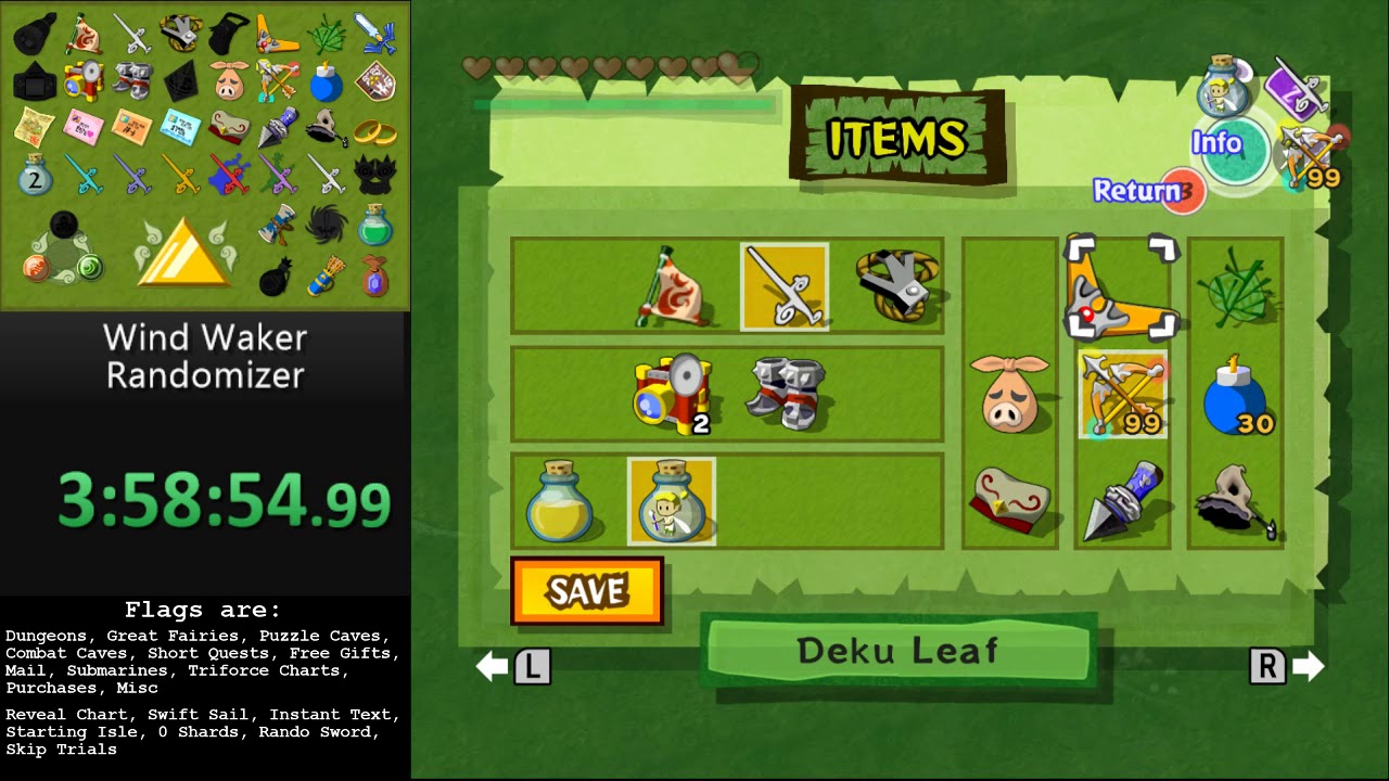 Wind Waker Randomizer Run Part 4 - YouTube