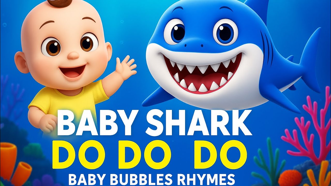 Baby Shark Do Do Do 🦈 | Baby Bubbles Rhymes | Joyful Baby Shark Song ...