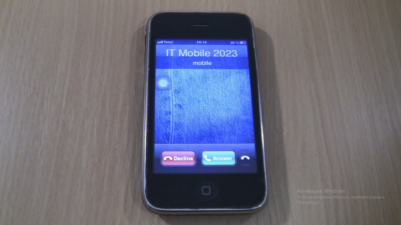 iPhone 3Gs Incoming call in 2023 - YouTube
