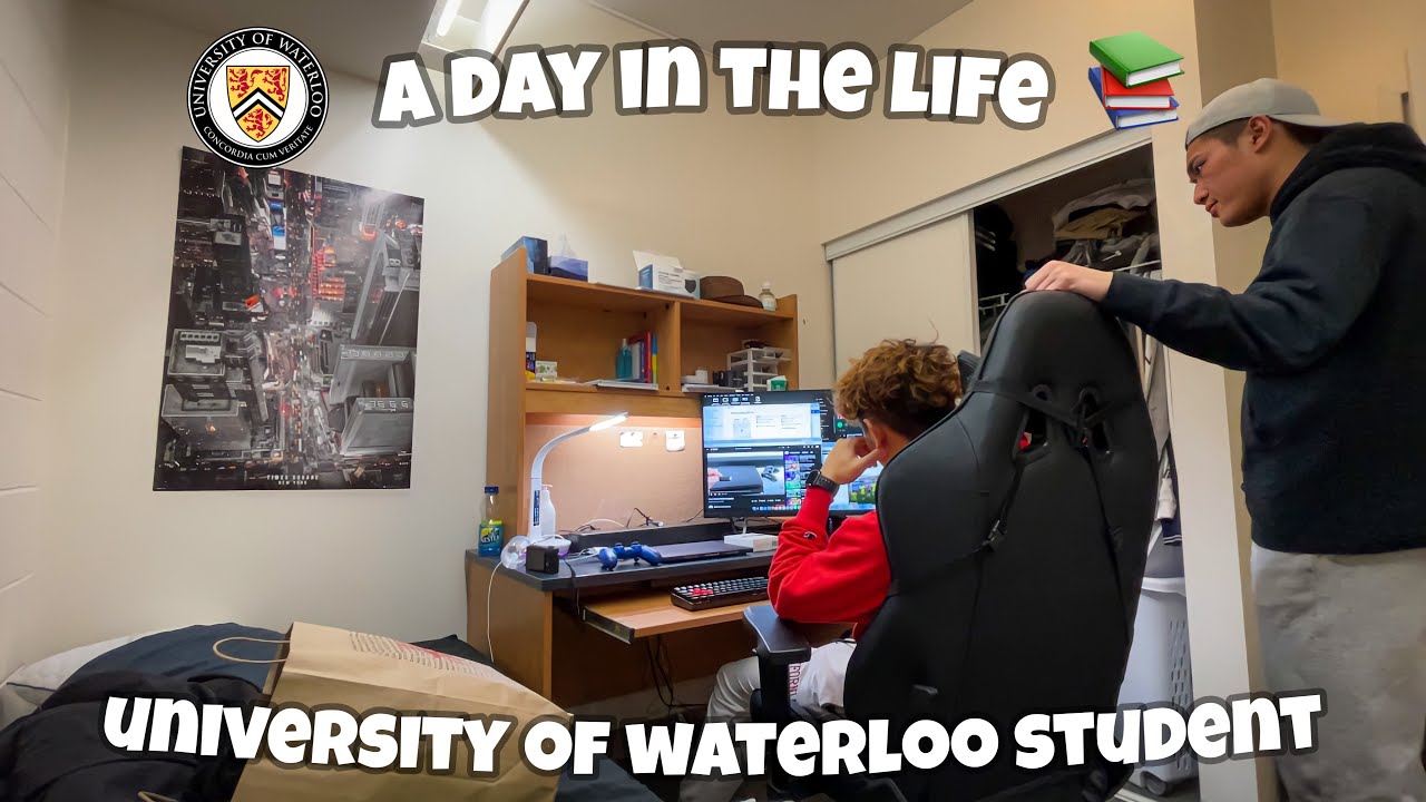 a day in the life of a UNIVERSITY OF WATERLOO student (Freshman Edition ...