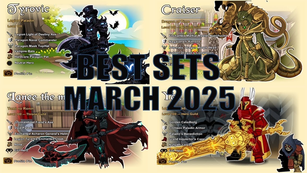 AQW - Best Sets Of The Month ( March 2025 ) - YouTube