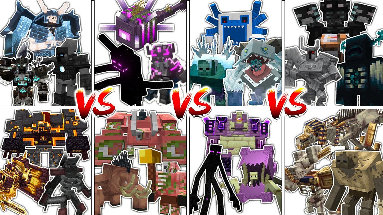 ALL OP MOBS TEAM TOURNAMENT in Minecraft Mob Battle - YouTube