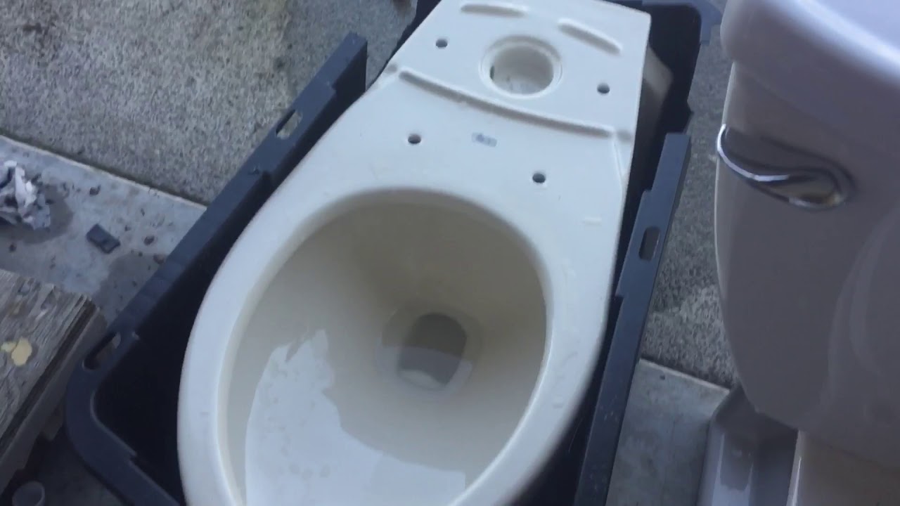 Bucket flushing my AS Glenwall! - YouTube