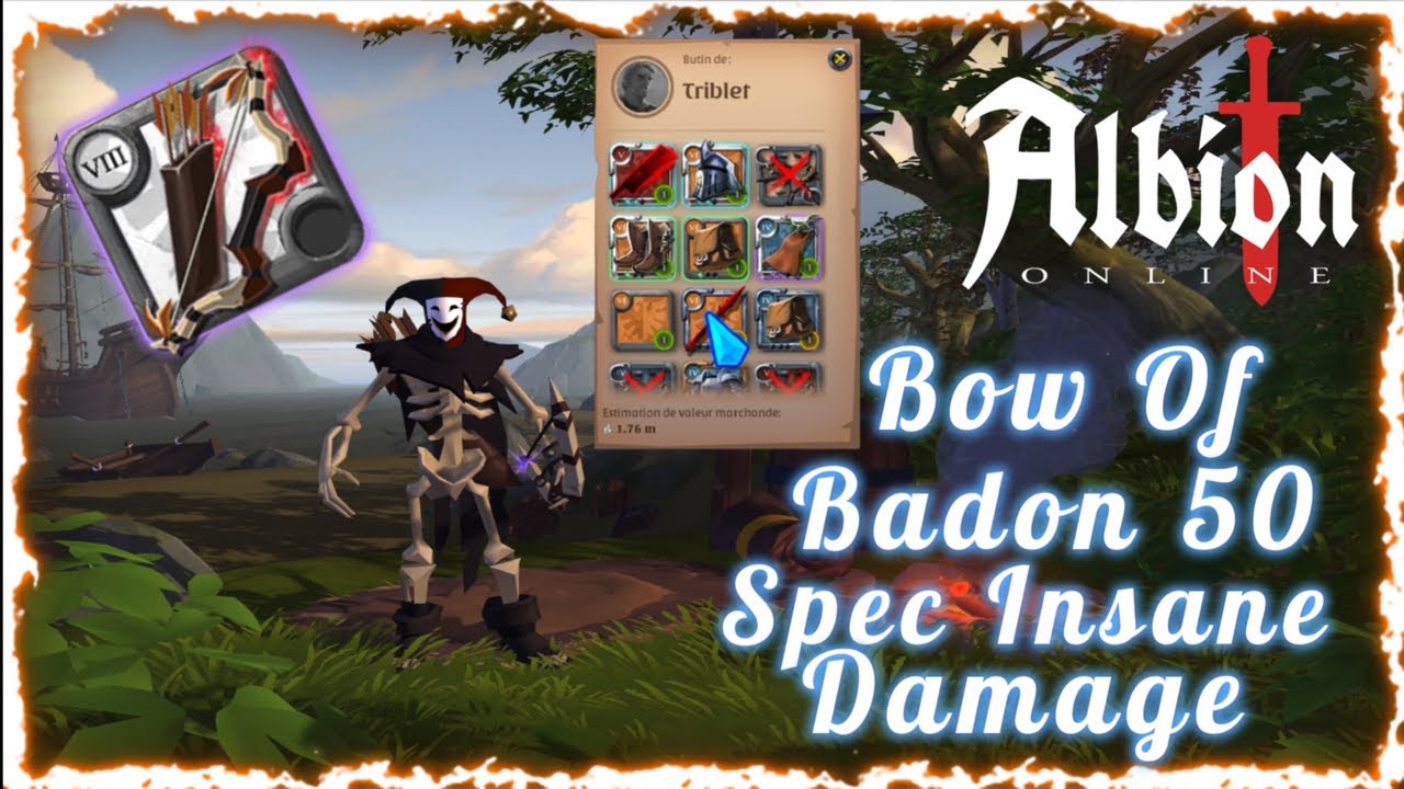 Albion Online // Bow Of Badon 50 Spec Insane Damage // Avalonian - YouTube