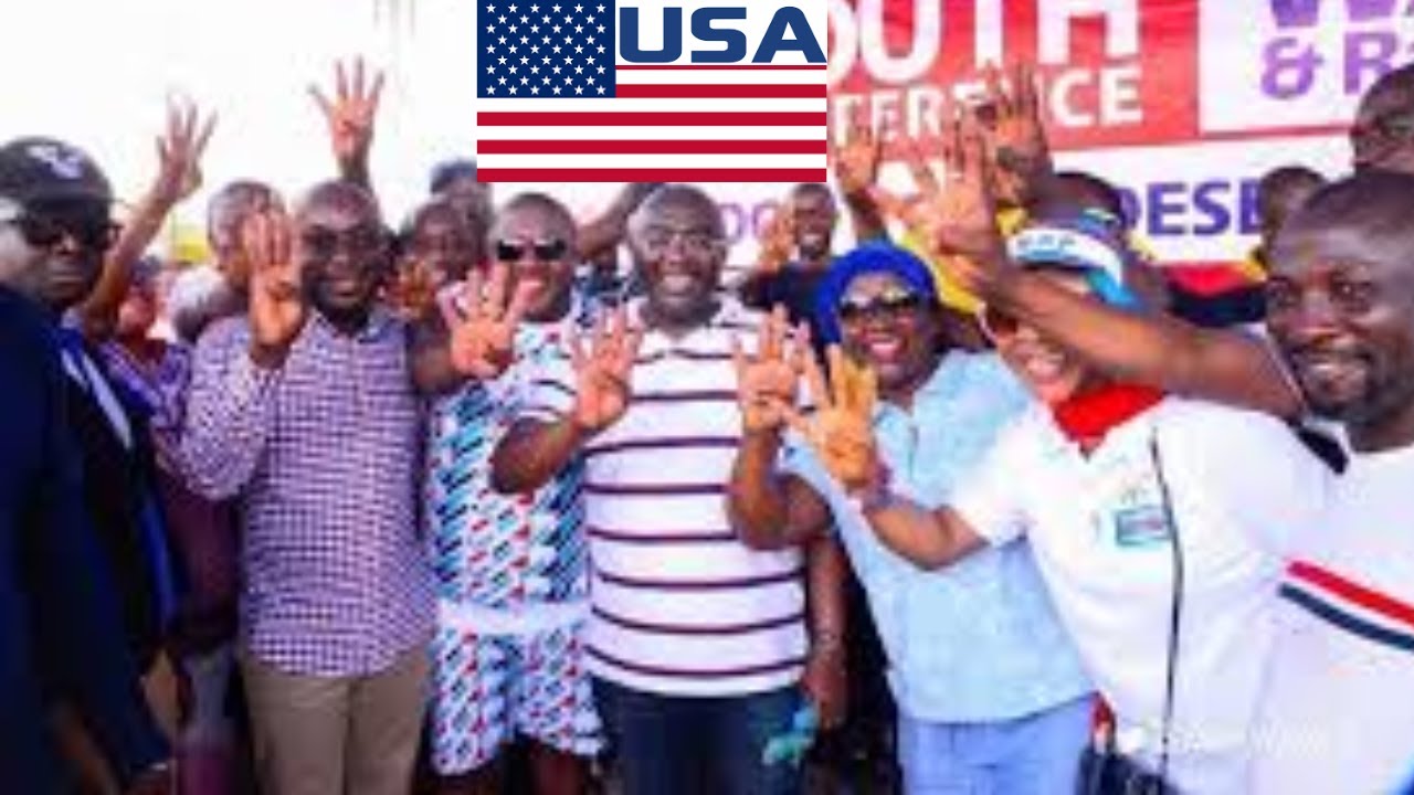 NPP Supporters In AMERICA ''CHASE'' John Mahama With ''INSULTS'' In Public... - YouTube