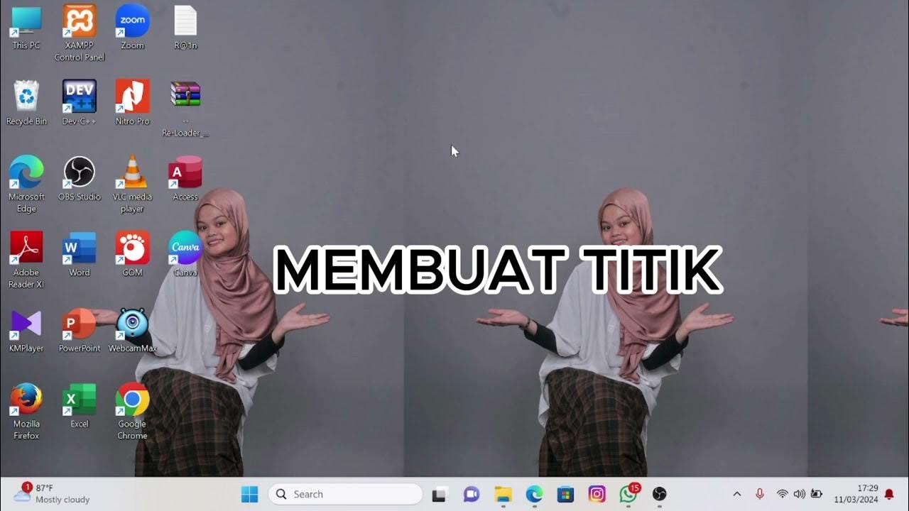 CARA MEMBUAT TITIK DAN GARIS DENGAN APLIKASI DEV C++ OPENGL - YouTube