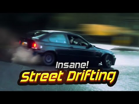 Insane Street Drifting UK. Powerslides & Drifts. Illegal Street ...