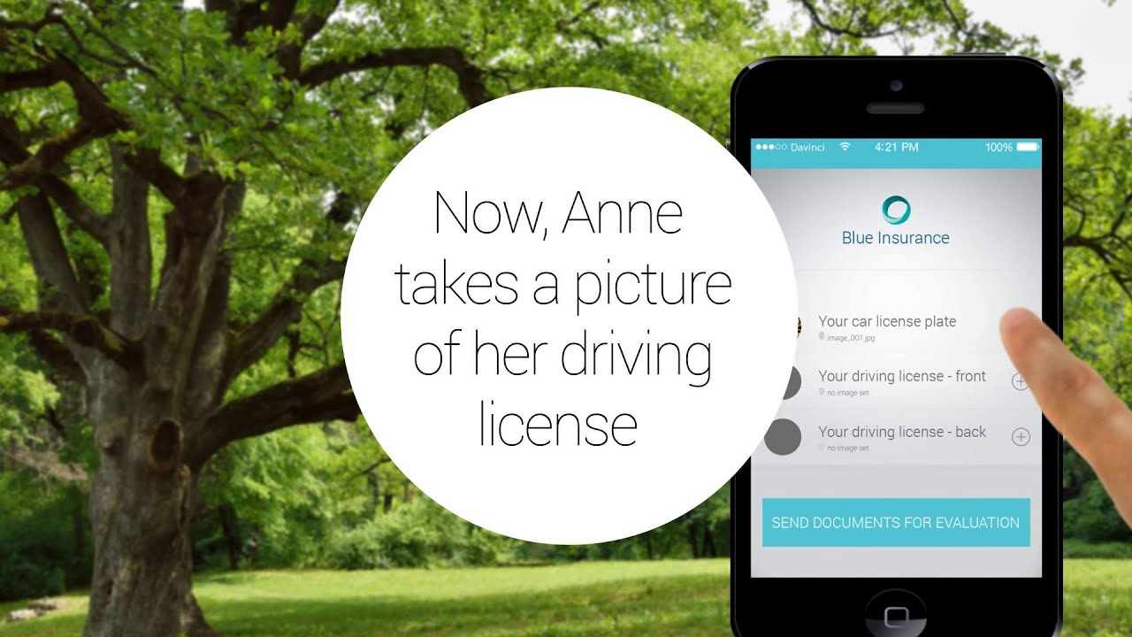 Car insurance application for your smartphone - YouTube