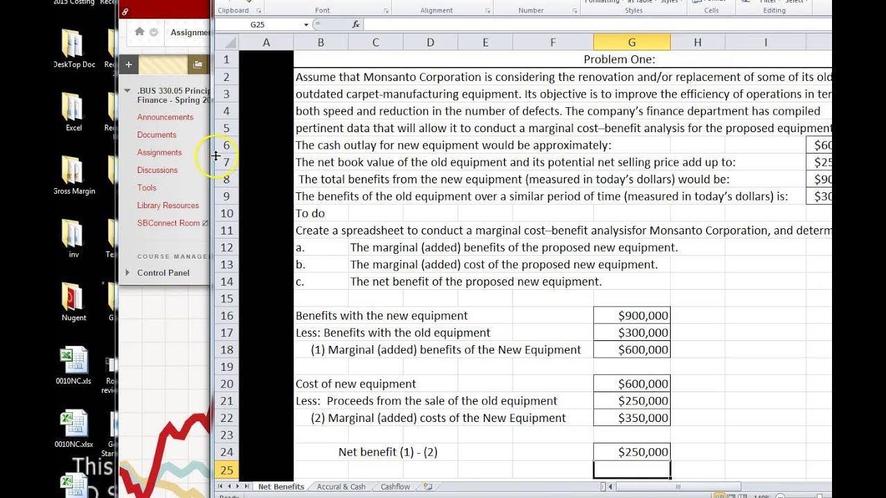 Chapter 1 Excel Example - YouTube
