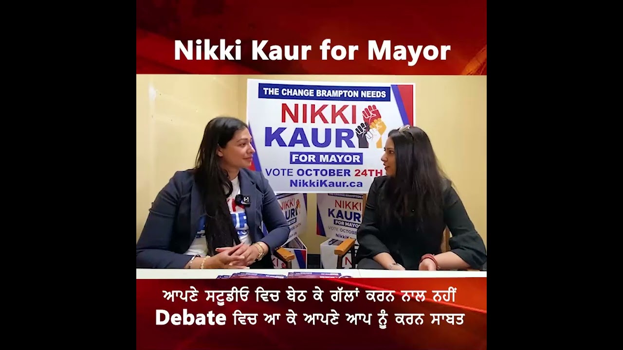 Nikki Kaur for Mayor | New interview | Canadian Sath TV - YouTube