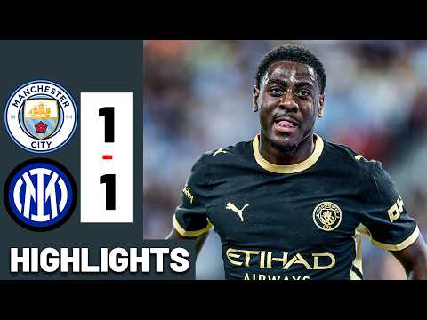 MUBAMA'S FIRST GOAL! Manchester City vs Inter Milan 1-1 HIGHLIGHTS All Goals