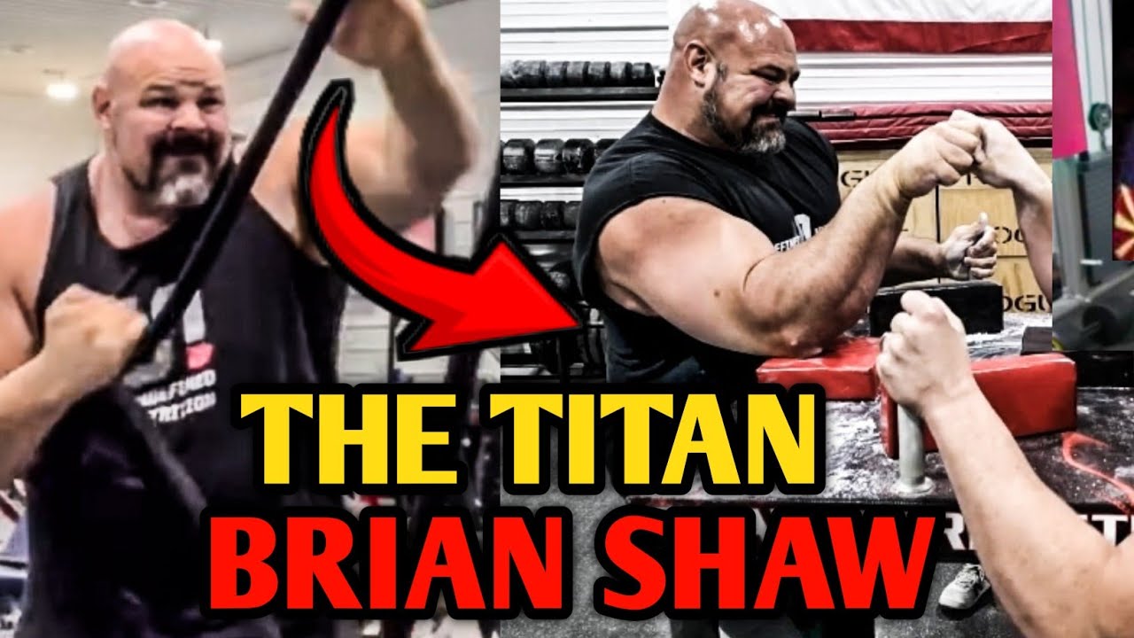 BRIAN SHAW WILL BREAK PEOPLE IN ARMWRESTLING - YouTube