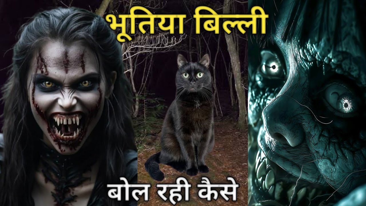 भयानक चुड़ैल आ गई बिल्ली के अंदर👻 bhutiya jungle | bhoot wala | bhoot ...