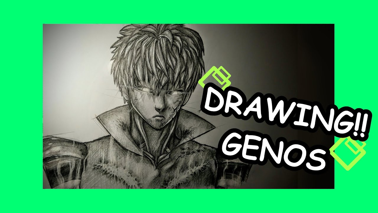 How to draw Genos Anime Drawing One Punch Man - YouTube