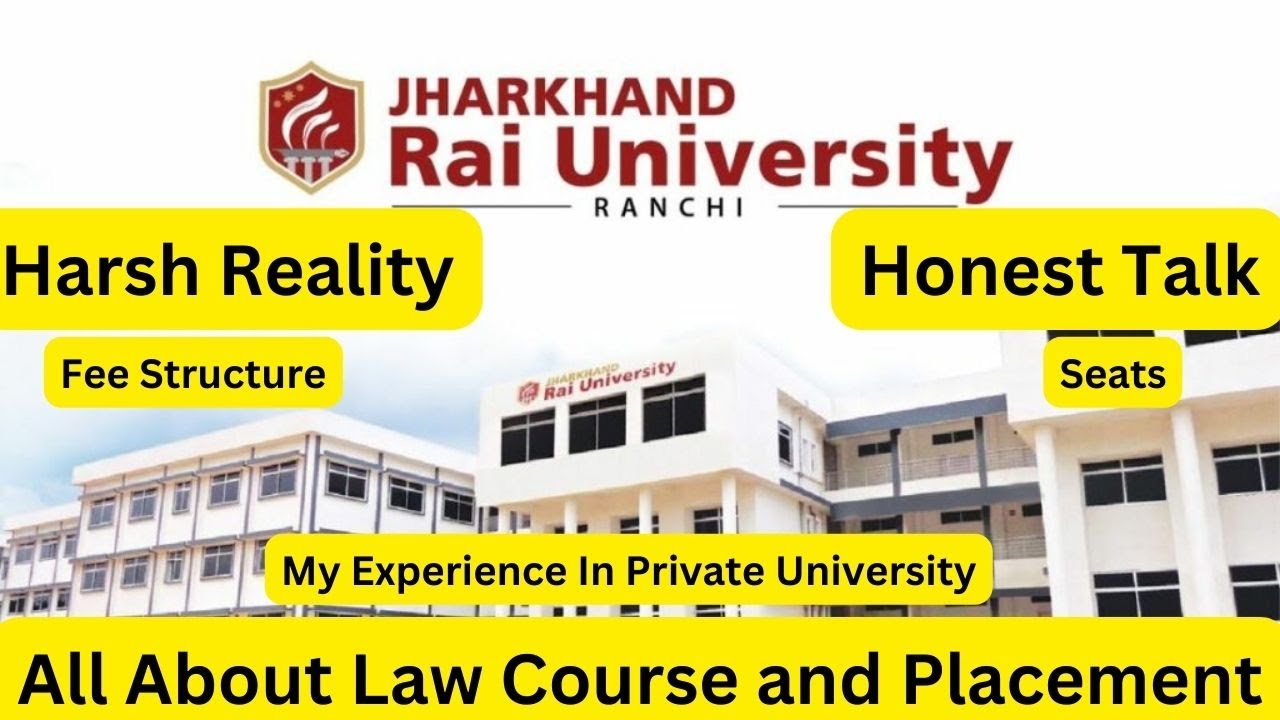 Jharkhand Rai University JRU, Ranchi Full Details In Hindi | Harsh ...