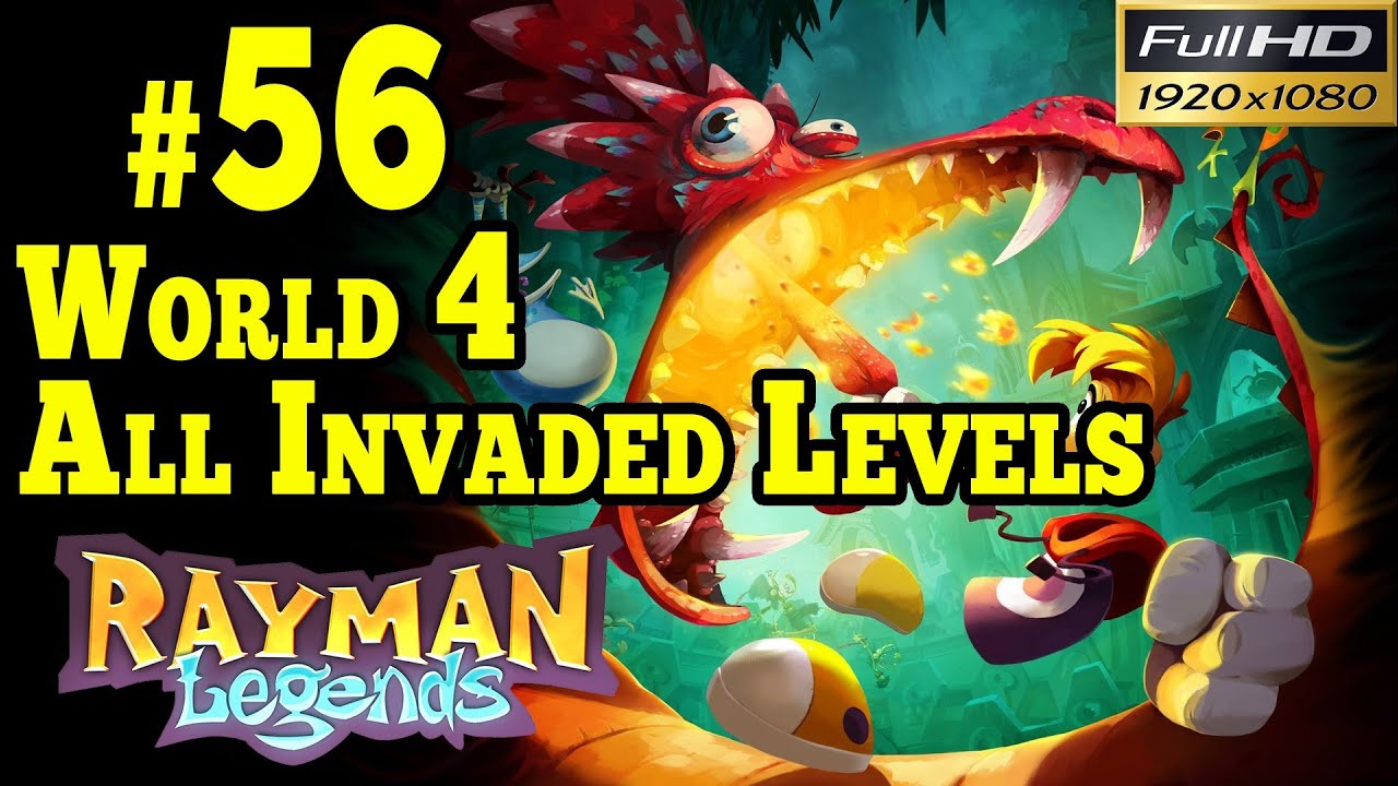Rayman Legends Walkthrough - 20 000 Lums Under The Sea - All Invaded ...