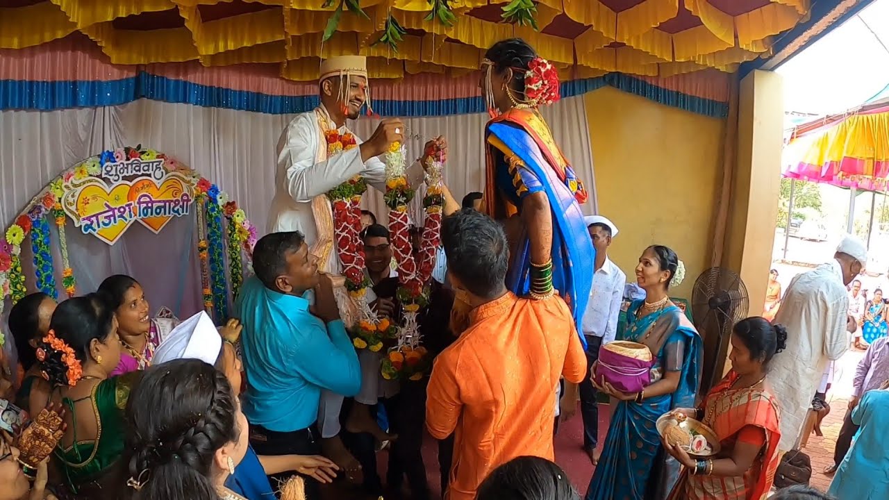 कोकणातील विवाह सोहळा . Marriage ceremony in konkan Devdhamapur ...