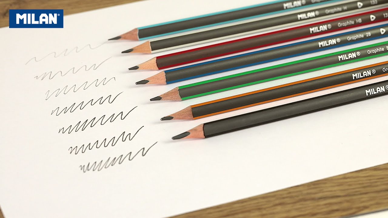 MILAN · Lápices de grafito / Graphite pencils - YouTube