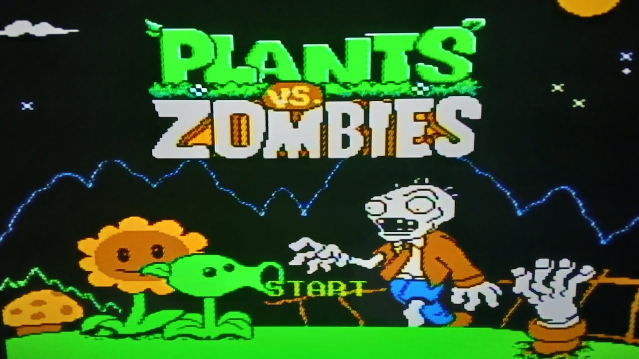 Bootleg NES 600 In 1 Plants Vs. Zombies - YouTube