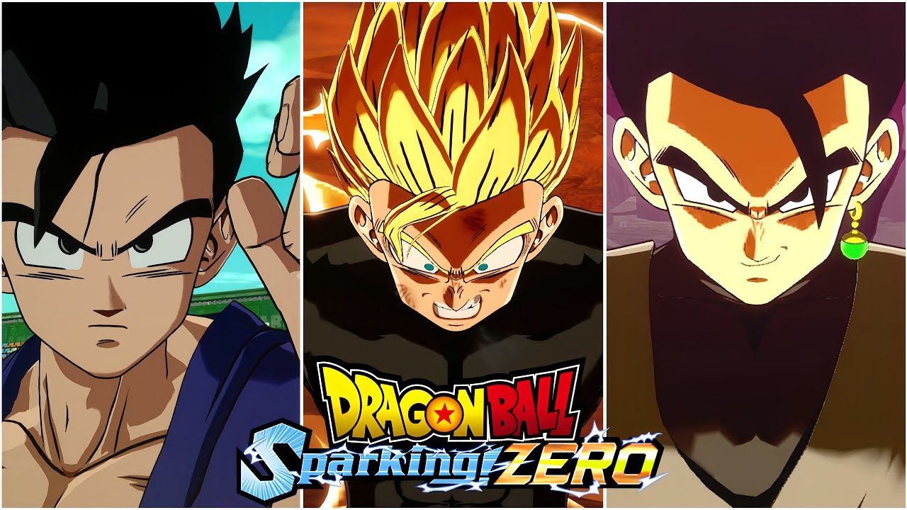 Dragon ball sparking zero - All Gohan Transformation & Ultimates - YouTube